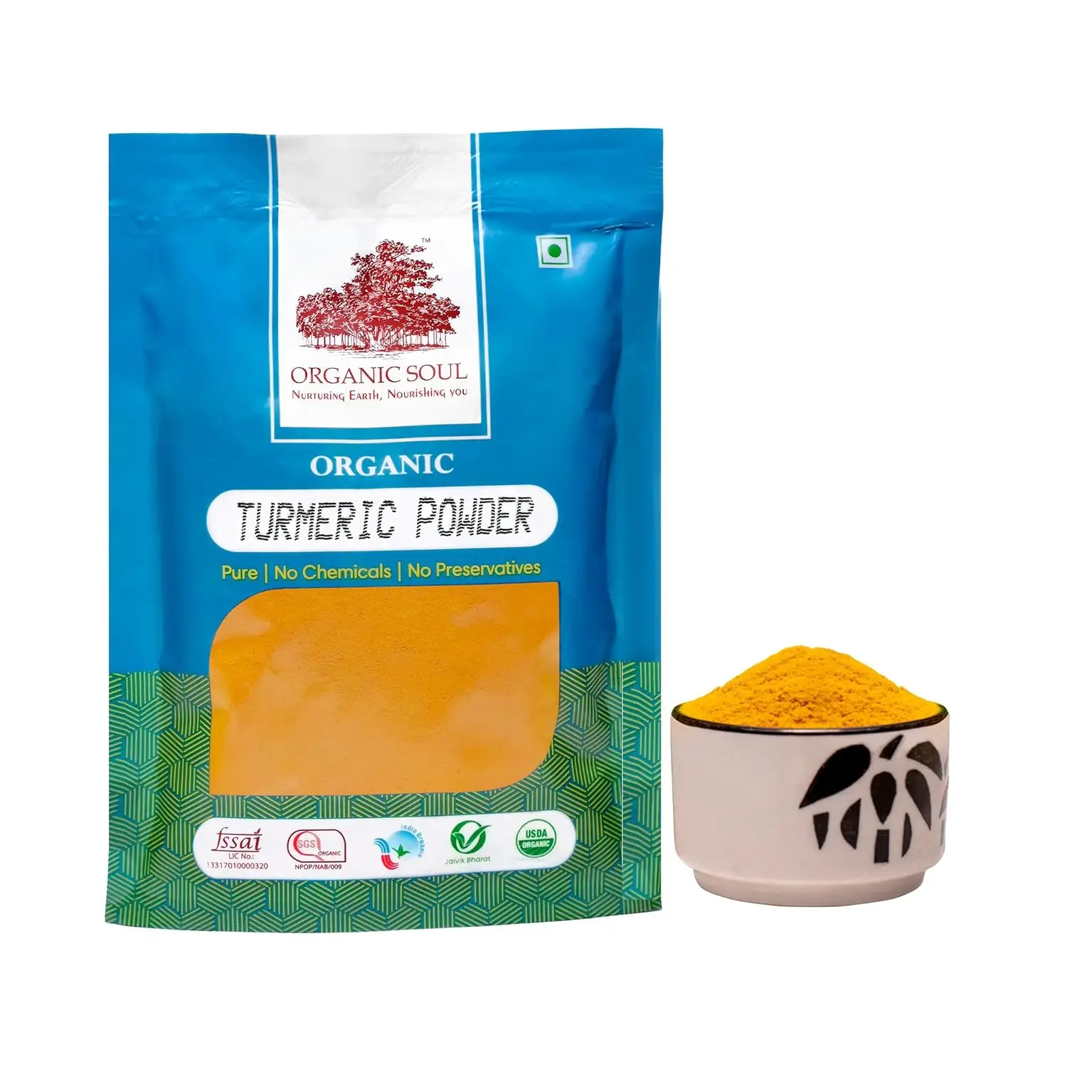 100% Premium Quality Organic Turmeric Powder 100gm Pure Natural ...