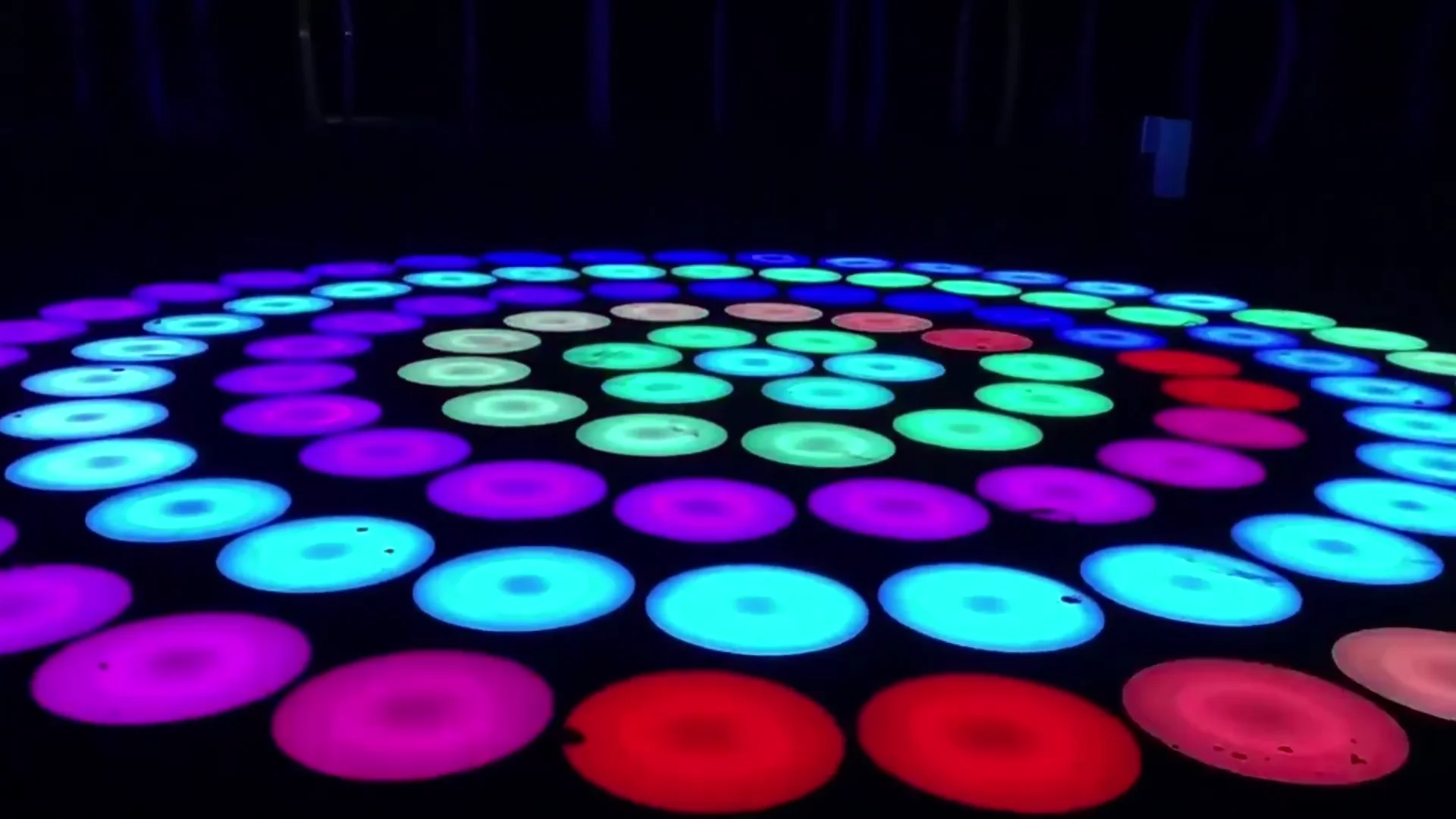 Outdoor Circle Interactive Led Sensory Floor Park Music Interactive ...