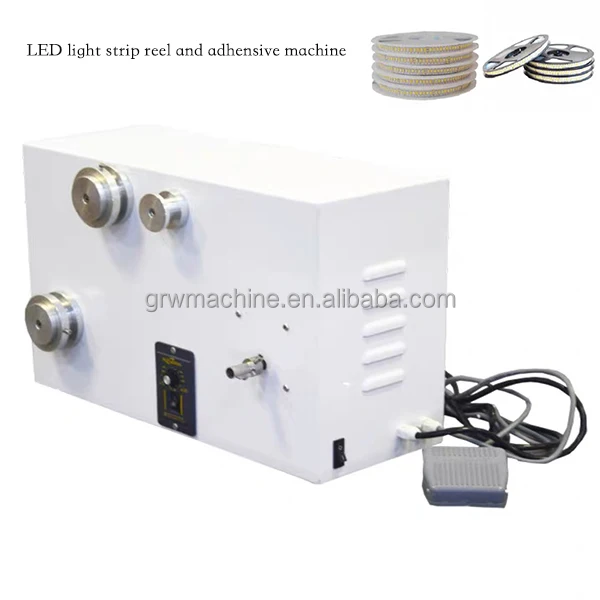 Flexible SMD LED Light Strip Rolling Reel and Adhesive Machine