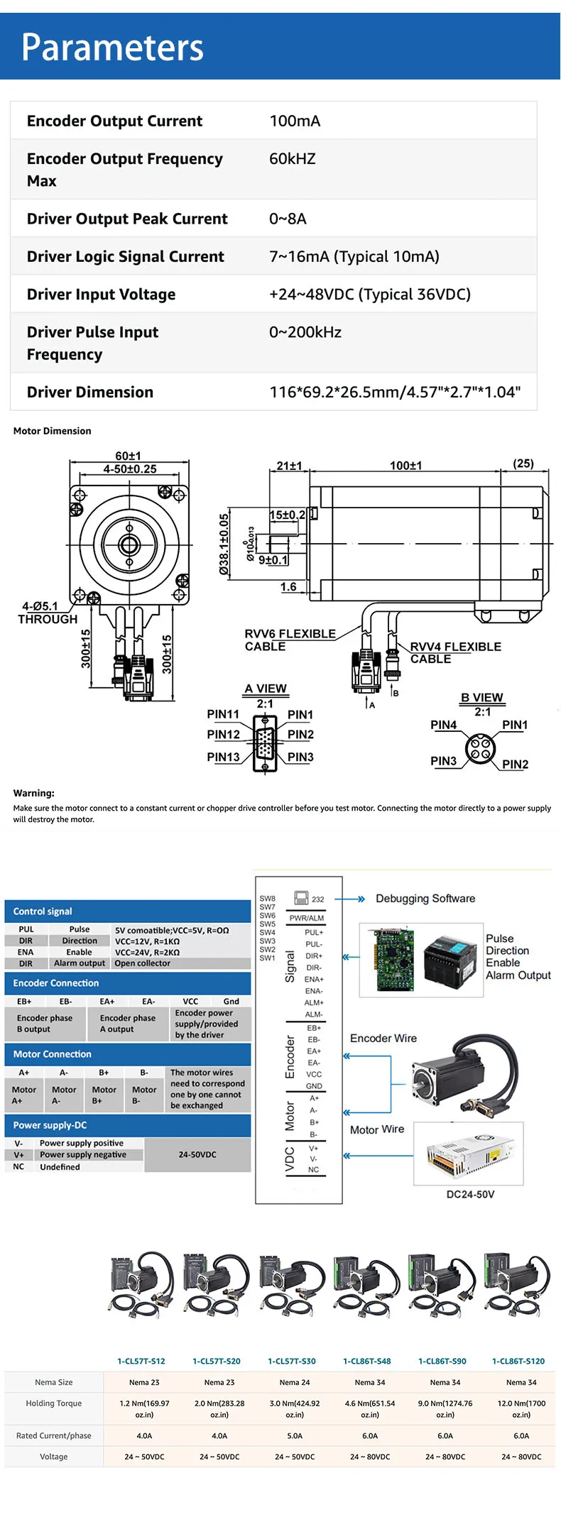 Motores A Pasos Cnc Step Motor De Passo Schrittmotor Closed Loop ...
