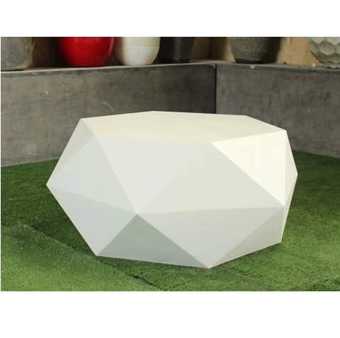 Modern Concrete Side Table Indoor Outdoor Garden Stool Plant Stand For ...