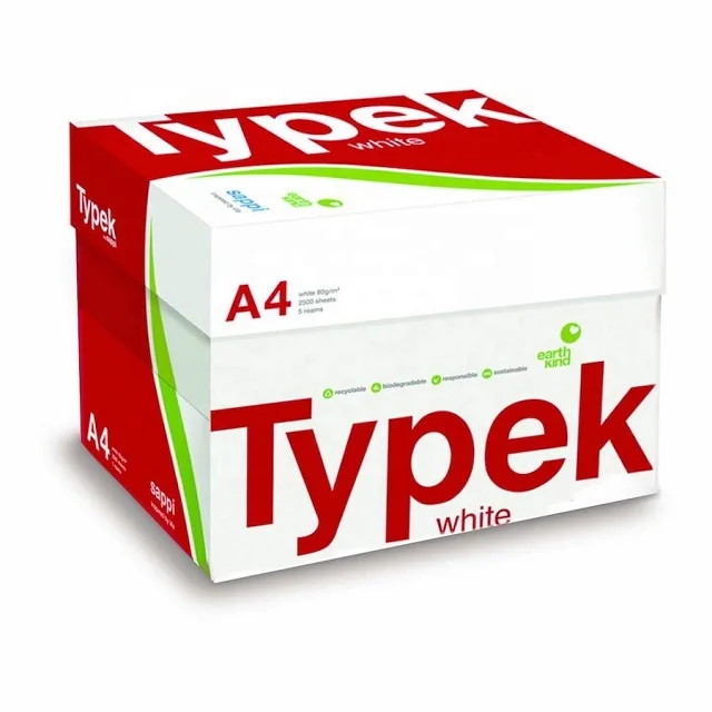 Typek Photocopy Printing A4 Copy Paper 80gsm 75gsm 70gsm A3 Typek White ...