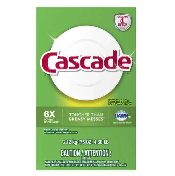 Wholesale Price Cascade Fresh Scent Powder Dishwasher Detergent - 75oz ...