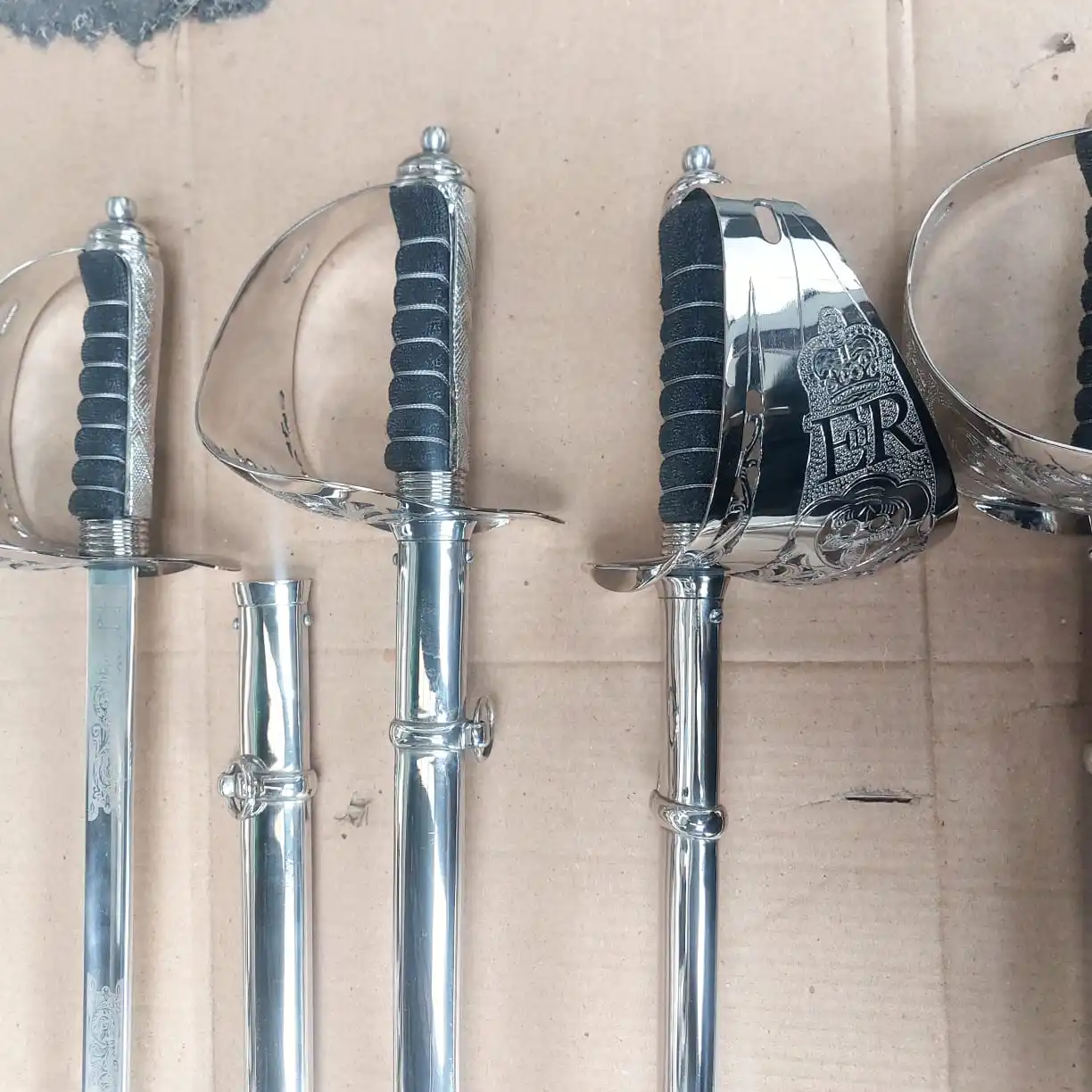 Flag Raising Ceremony Command Sword Antique Imitation Metal Sword Brass ...