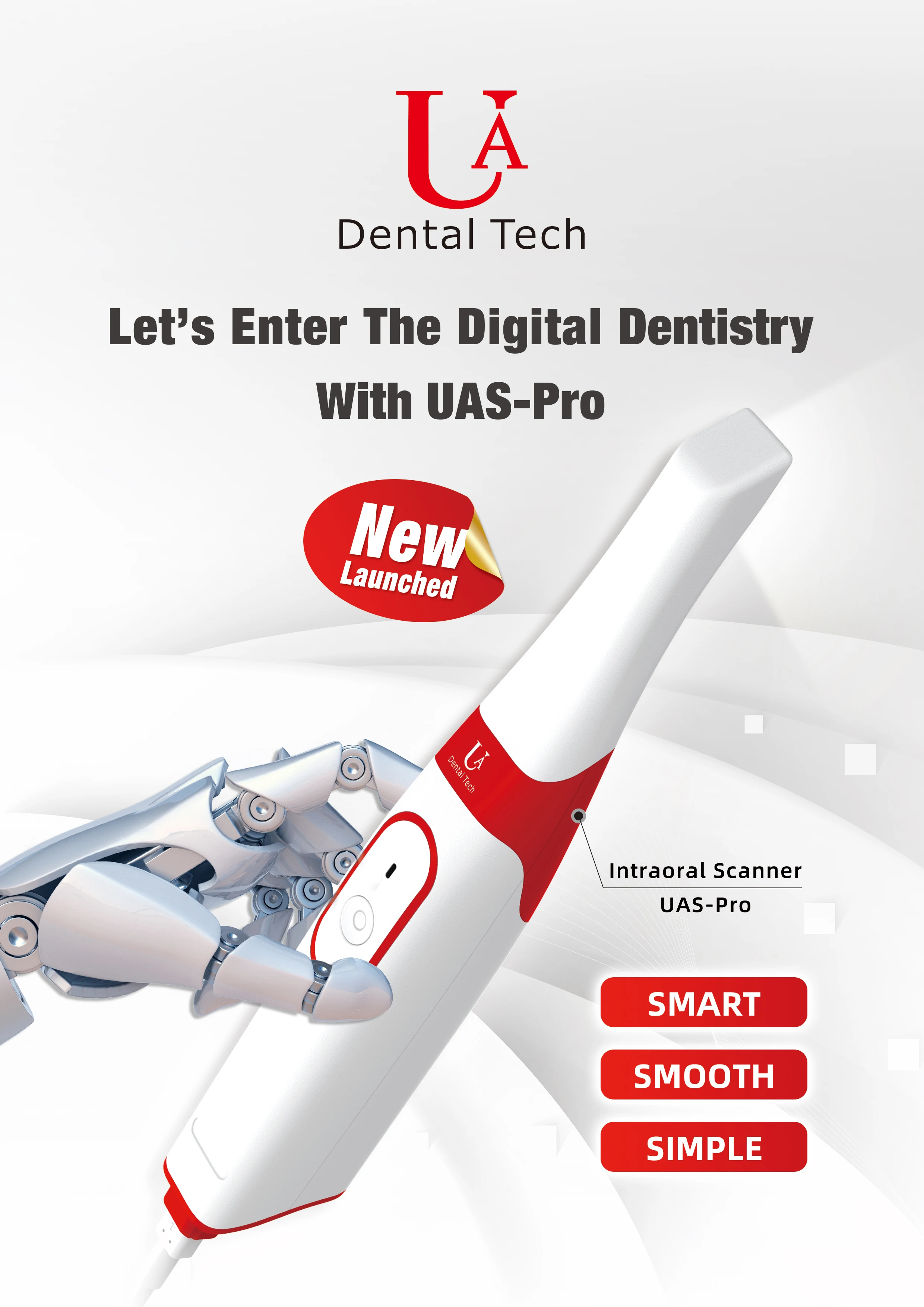 High Speed AI Real Oral Scanning Dental Clinic 3D Intraoral Scanner ...