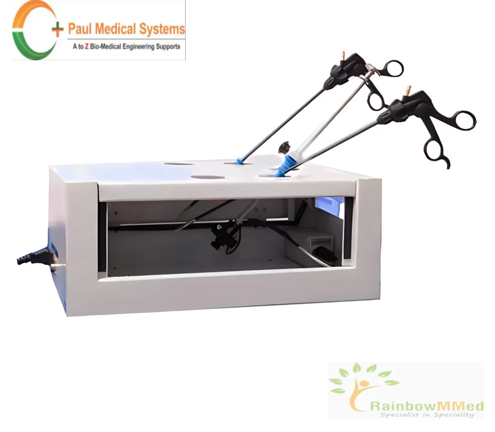STEEL Laparoscopic Trainer Box - Advanced Endo Simulator