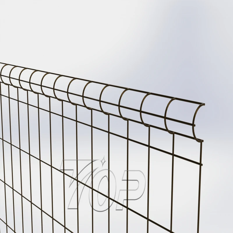 Anti Climb Euro Panel Fence Pvc Coat 3d Welded Wire Mesh Fence ...