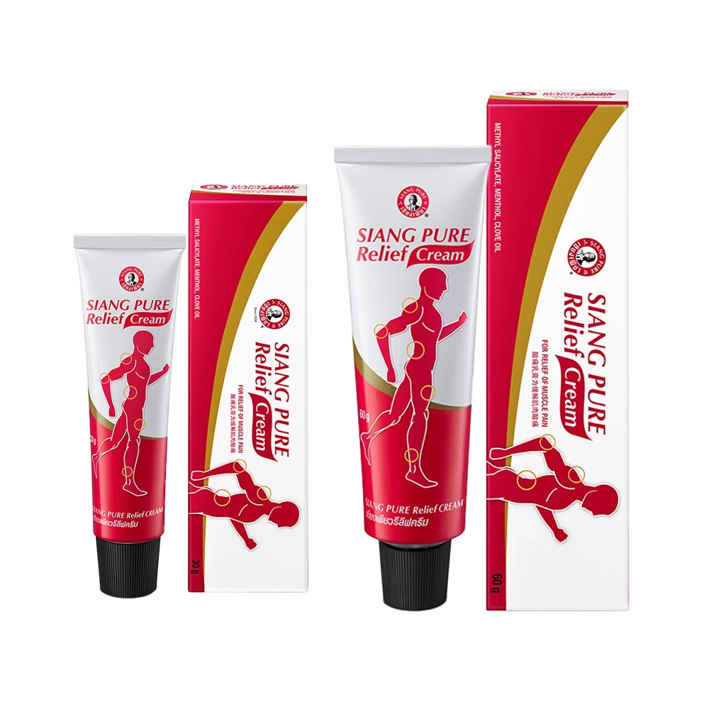 Siang Pure Relief Cream (30g) Muscle Pain Menthol Herbal Original Cool ...