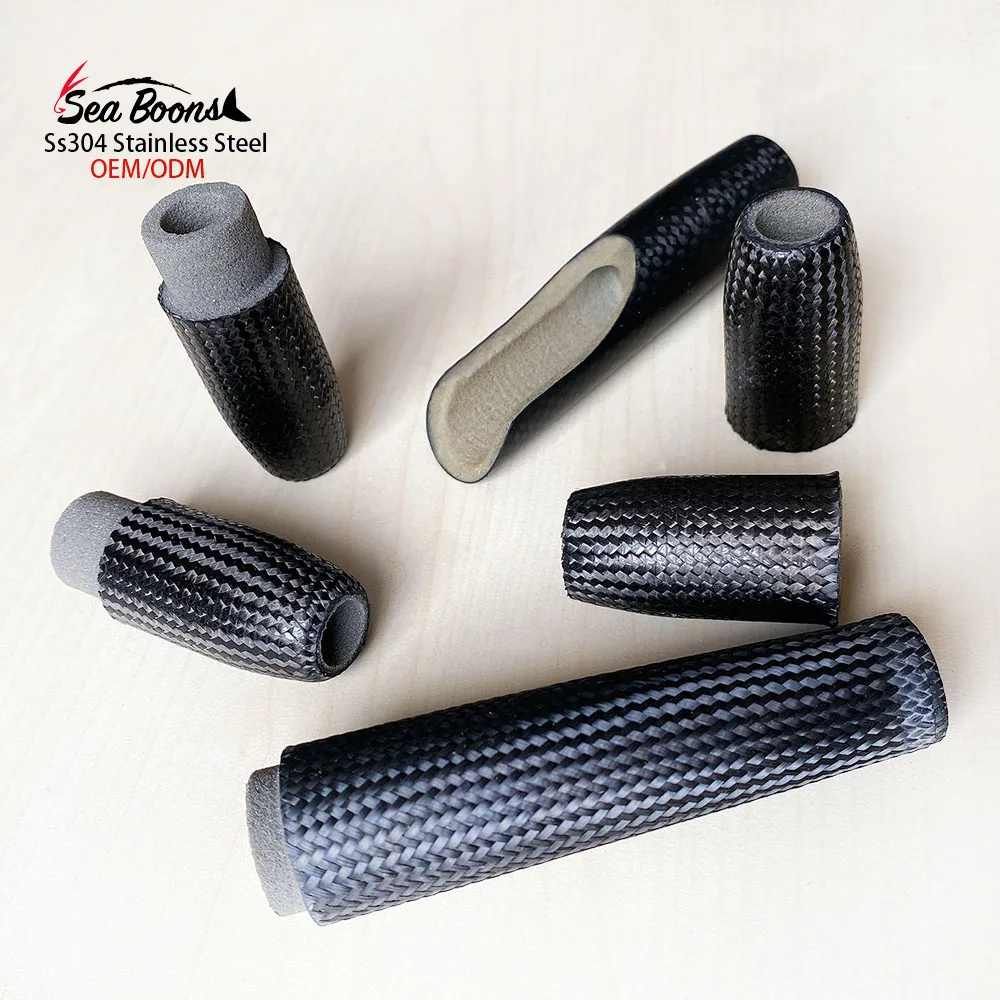 Diy Fishing Rod Carbon Fiber Handle Grip Handle Carbon Fiber Handle ...