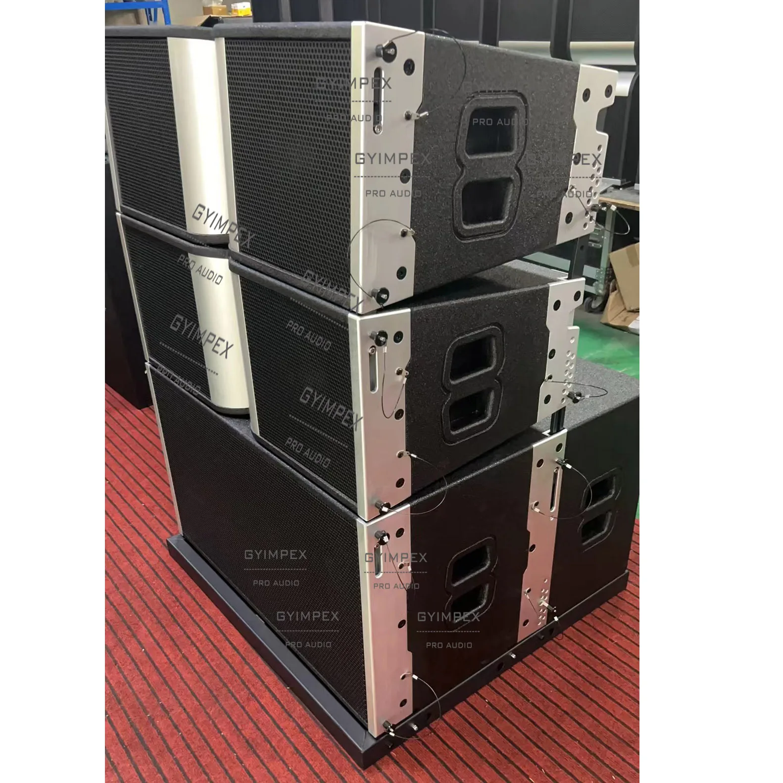 V218s Subwoofer Box Cabinet Double 18 Inch Neo Ferrite Woofer Speaker ...