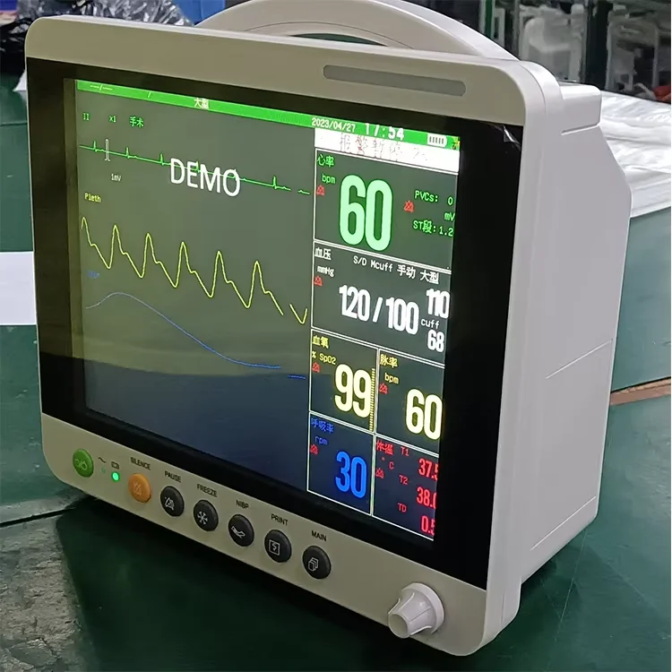 Hospital Monitor 12.1 Inch Multi-parameter Patient Monitor Touch Screen ...