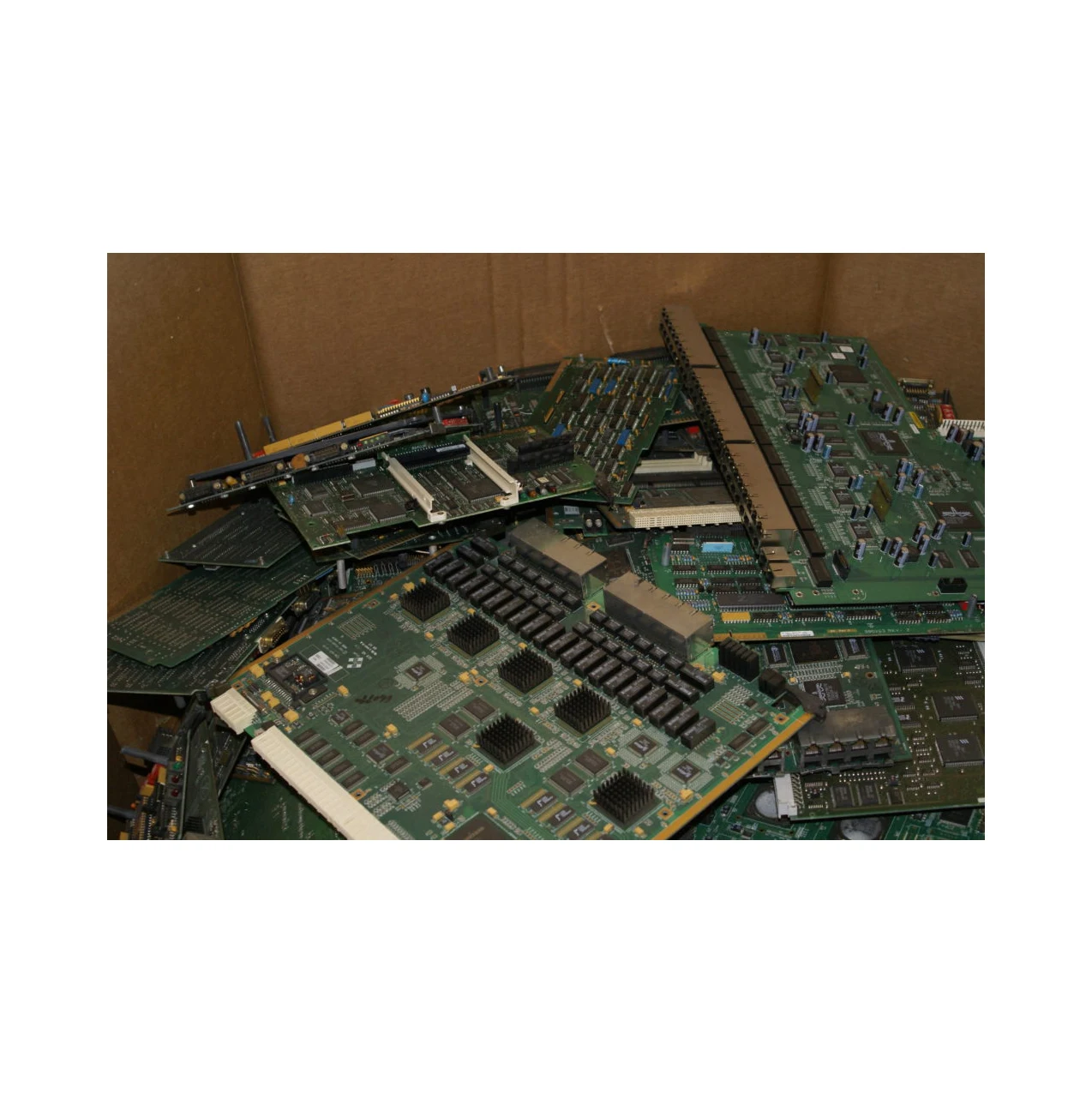 Used Athlon Processor Chips and Motherboard Scraps Golden Recovery RAM ...