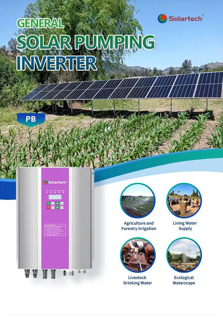 Solartech 30 Kw 3 Phase Solar Water Pump Inverter For Solar Pump System ...