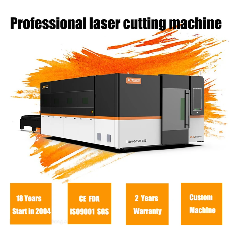 High Quality Sheet Metal Cnc Laser Cutting Machine 1000w / 1kw 4kw ...