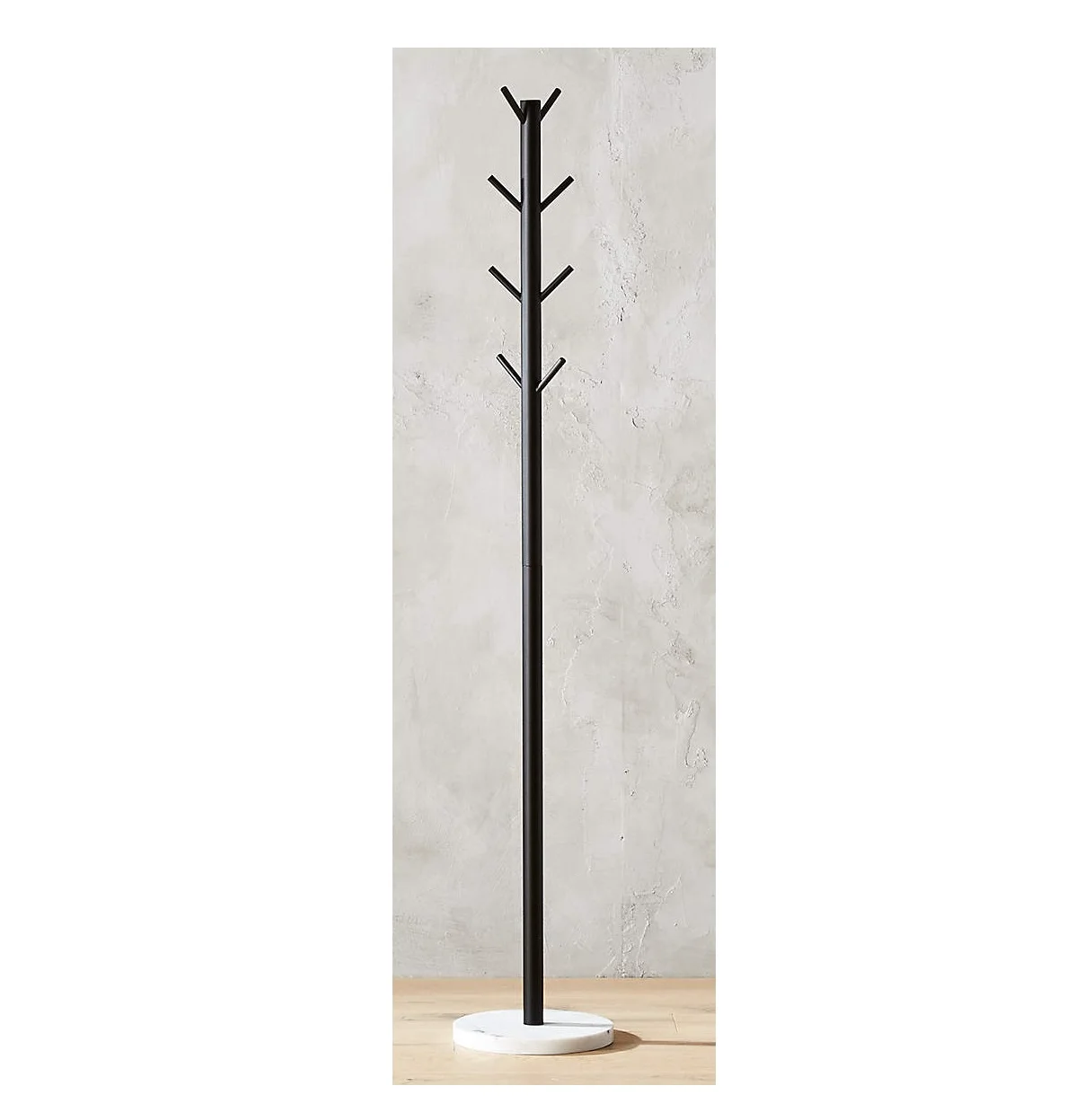Metal Coat Rack Hall Coat Tree With 8 Hooks for Coats Hats Bags Purses ...