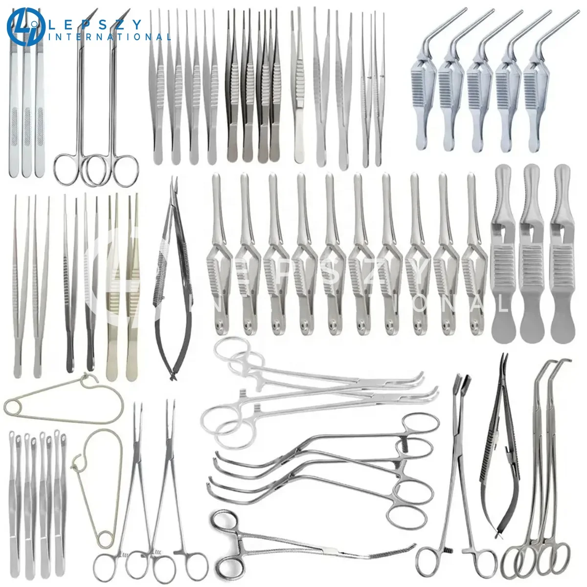 Vascular Surgery Instruments Set 62 Pieces Cardioavscular Surgical ...