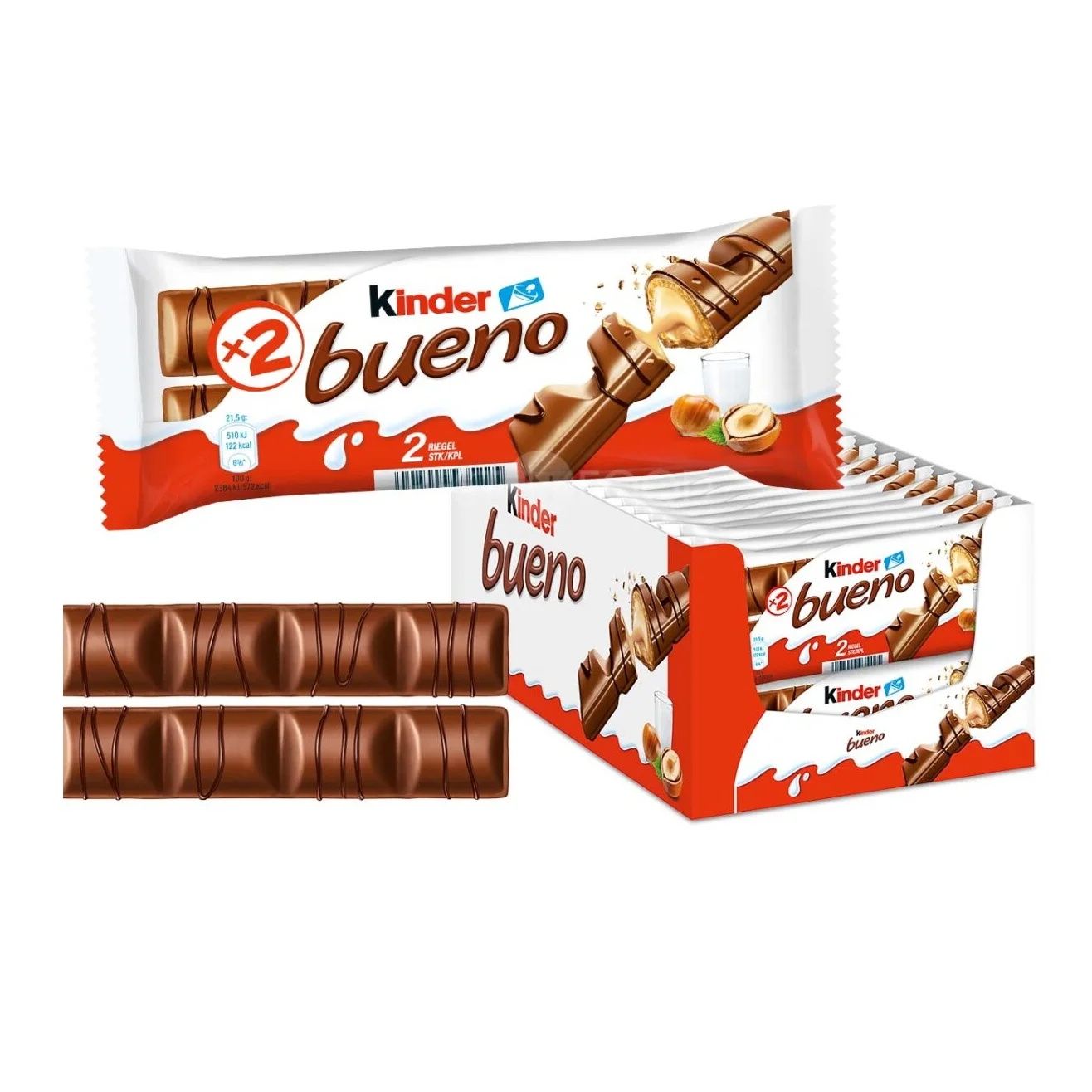 Original Kinders Bueno Chocolate bars| Alibaba.com