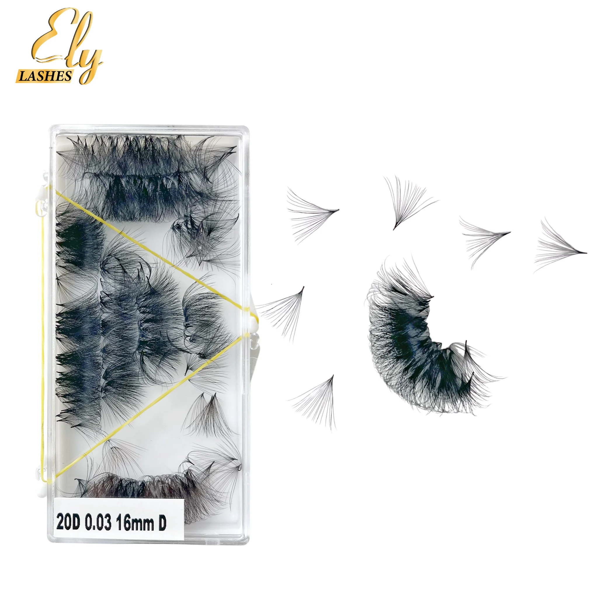 2d -20d Russian Volume Lashes Custom Your Private Label / High Quality ...