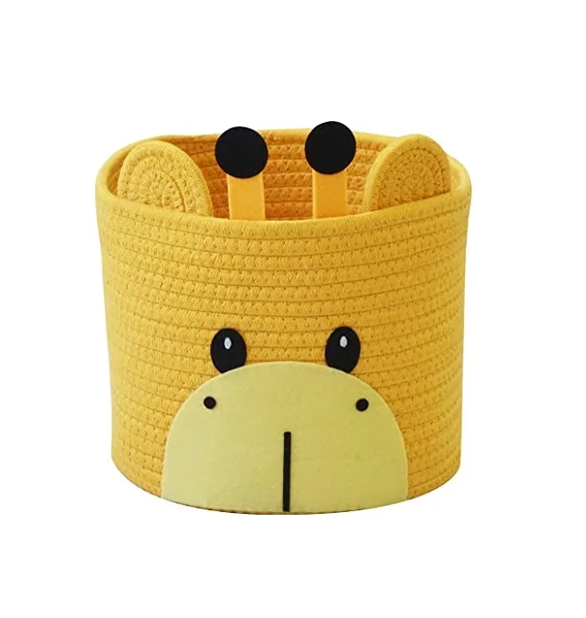 Children Room Storage Woven Basket Rope Storage Basket Wholesale ...
