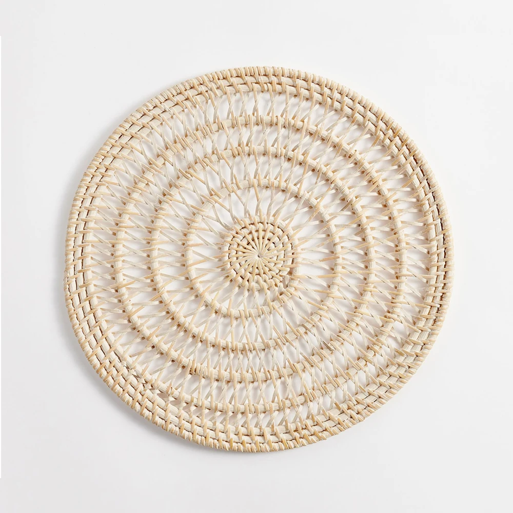 Vintage Design Rattan Placemat/ Table Mats/ Wall Decor For Table ...