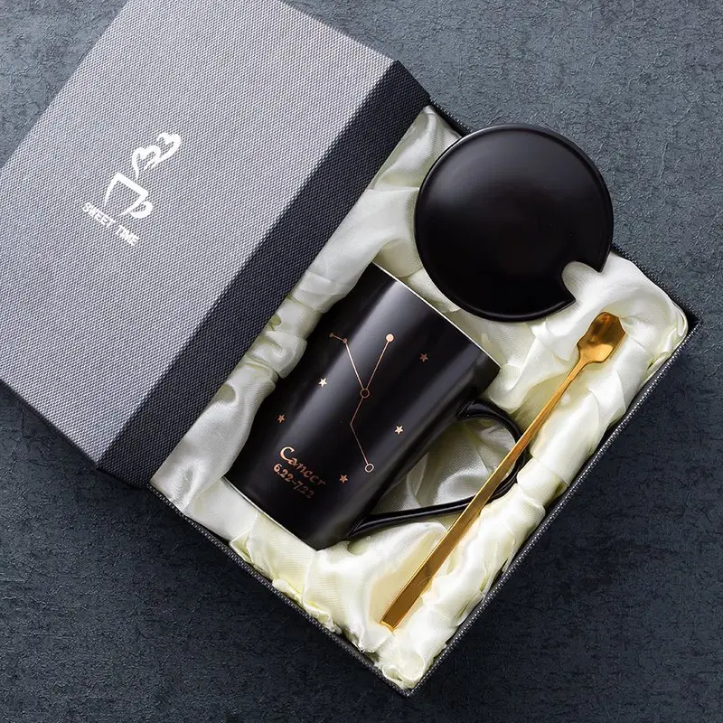 Luxury Coffee Cup Box For Mugs With Foam Custom Set Gift Box Packaging ...