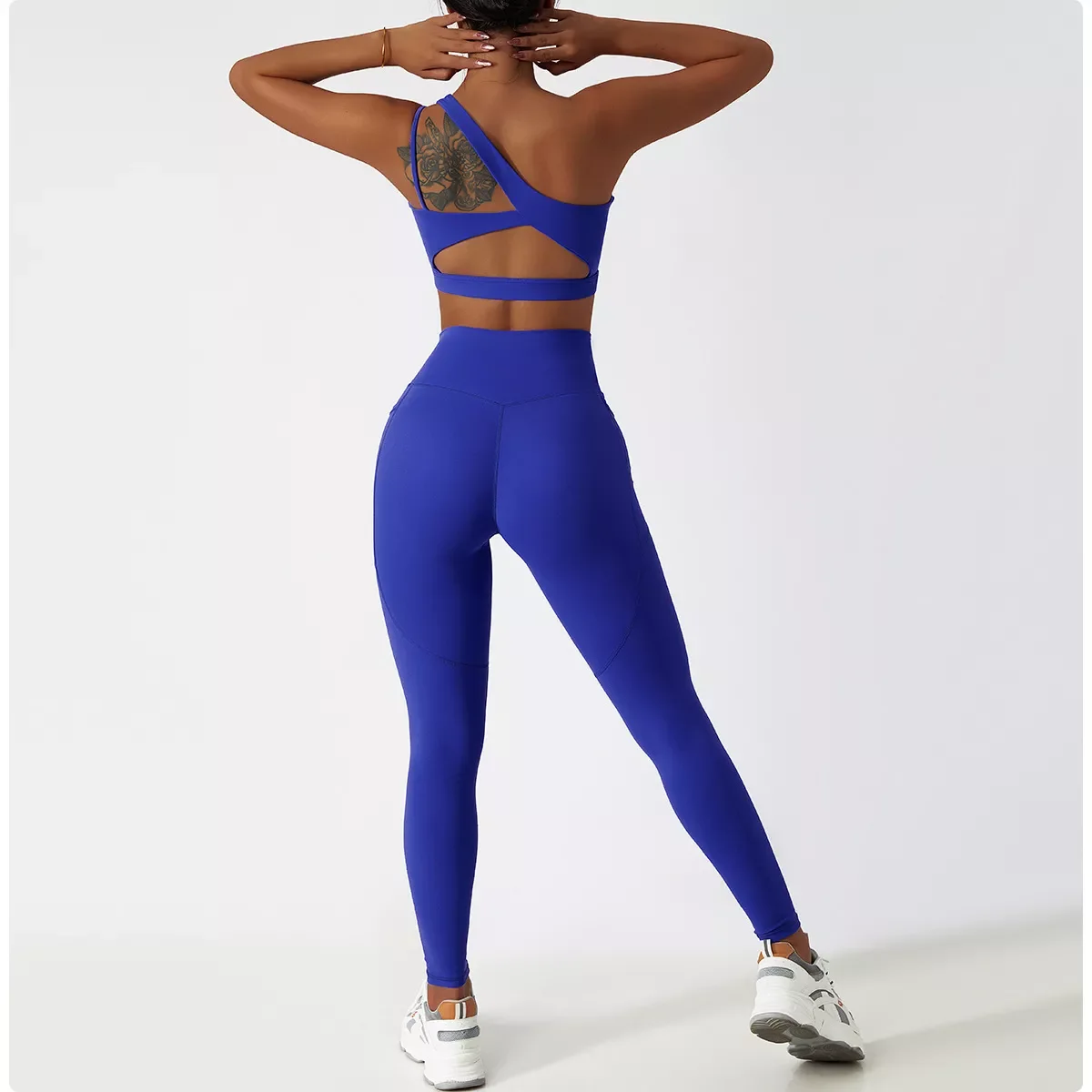 2022 Women Ribbed Yoga Set Zipper Activewear Seamless Sportswear