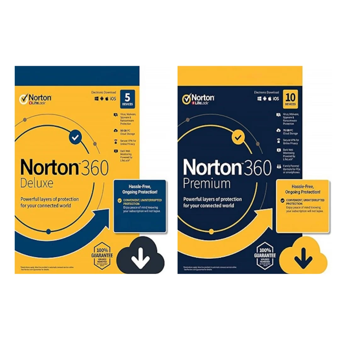 Norton 360 Deluxe - 3 Devices 1 Year - Symantec Key Europe Real-time ...