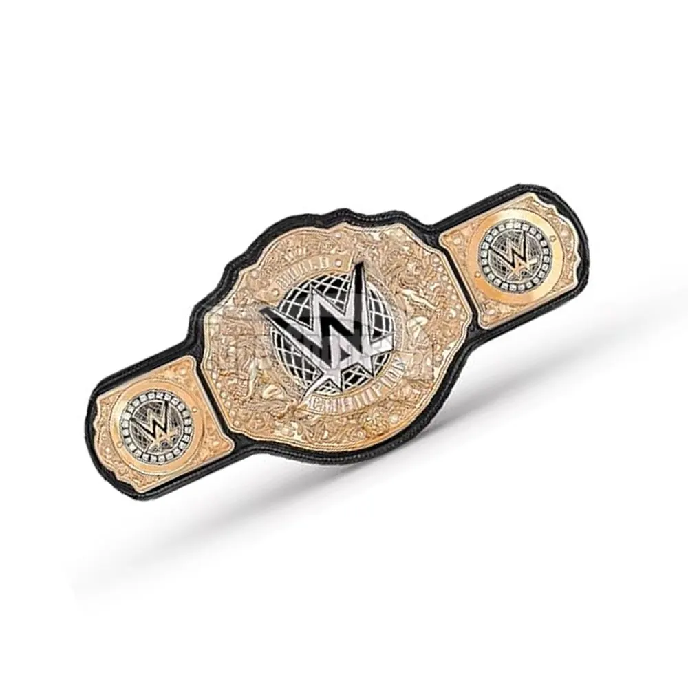 Authentic Wear Commemorative Title Belt Multi Color Stones Wrestling ...