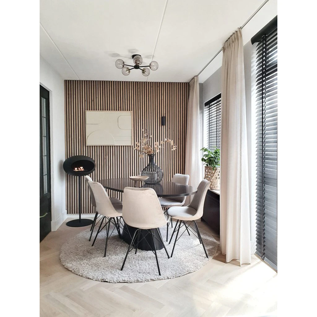 Hexagon Wooden Akupanel Wood Veneer Sound Insulation Wall Panel ...