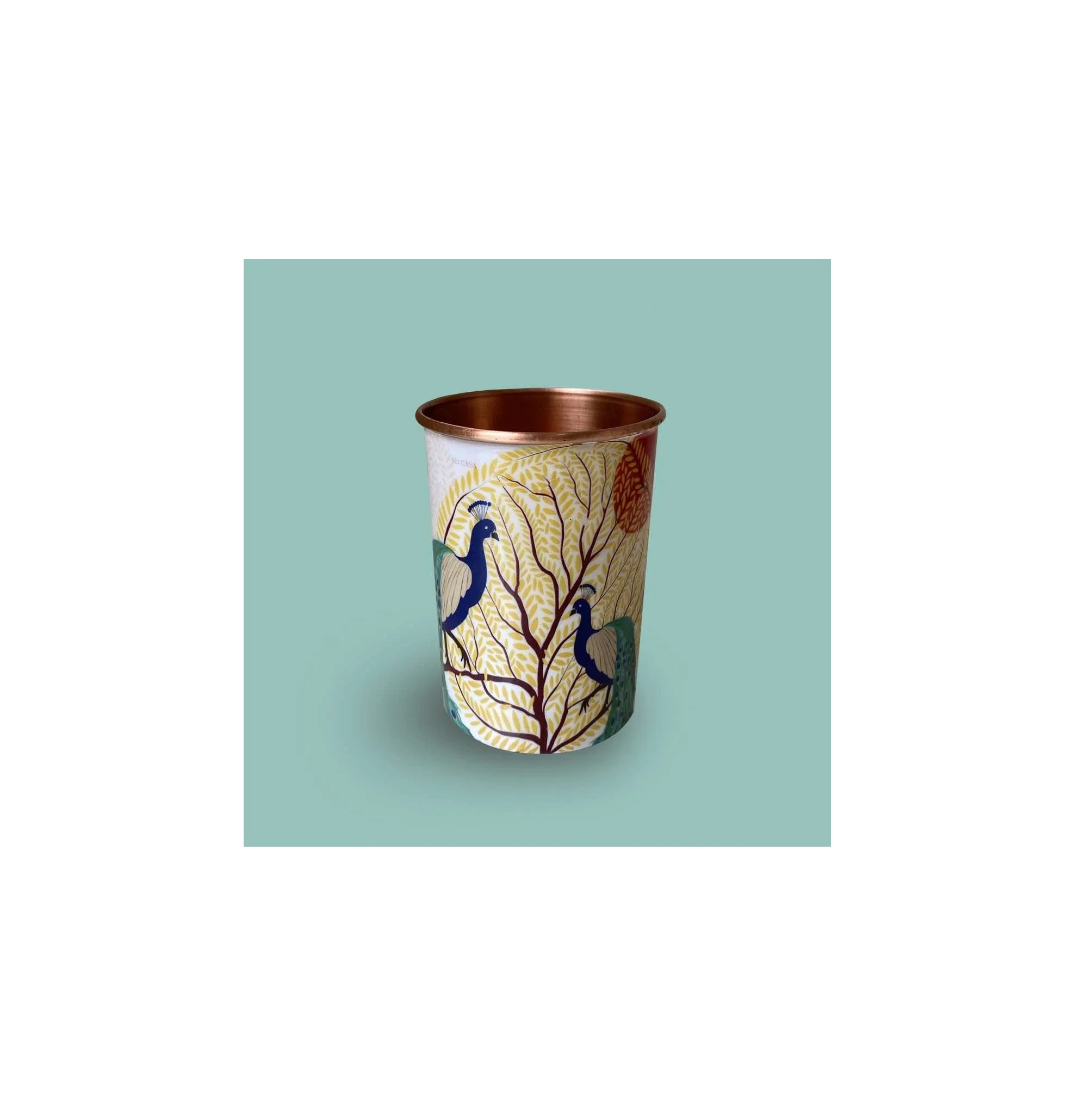 Classic Theme Outside Copper Inside Nickel Plated Tumbler Moscow Mule ...