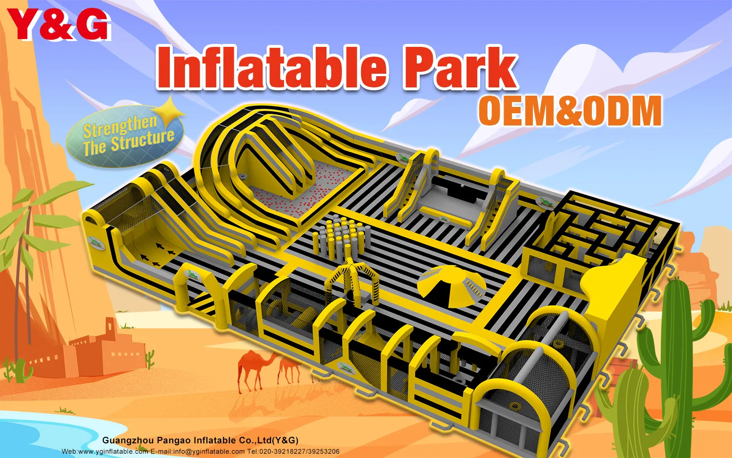 Y&g Inflatable Trampoline Park|popular Inflatable Indoor Amusement Park ...