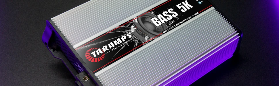 Taramps Bass 5k - 5000W RMS Car Audio Amplifier for Deep Bass