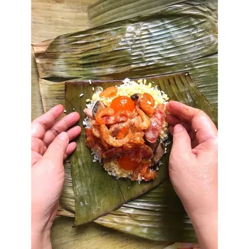 Frozen Pyramid Small Pyramidal Glutinous Rice Cake With Salty Filling ...