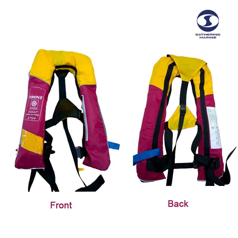 China Customized Marine Safety Rescue Detachable 150N Inflatable Life ...