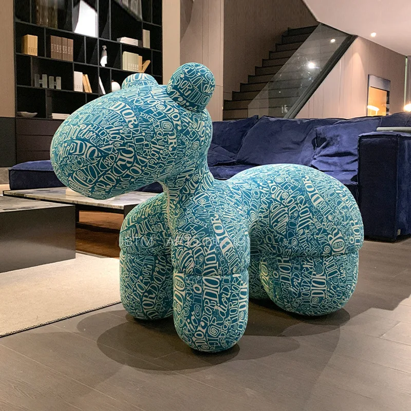 Animal Sea Pony Chair Designer Creative Single Sofa Leisure Children's ...