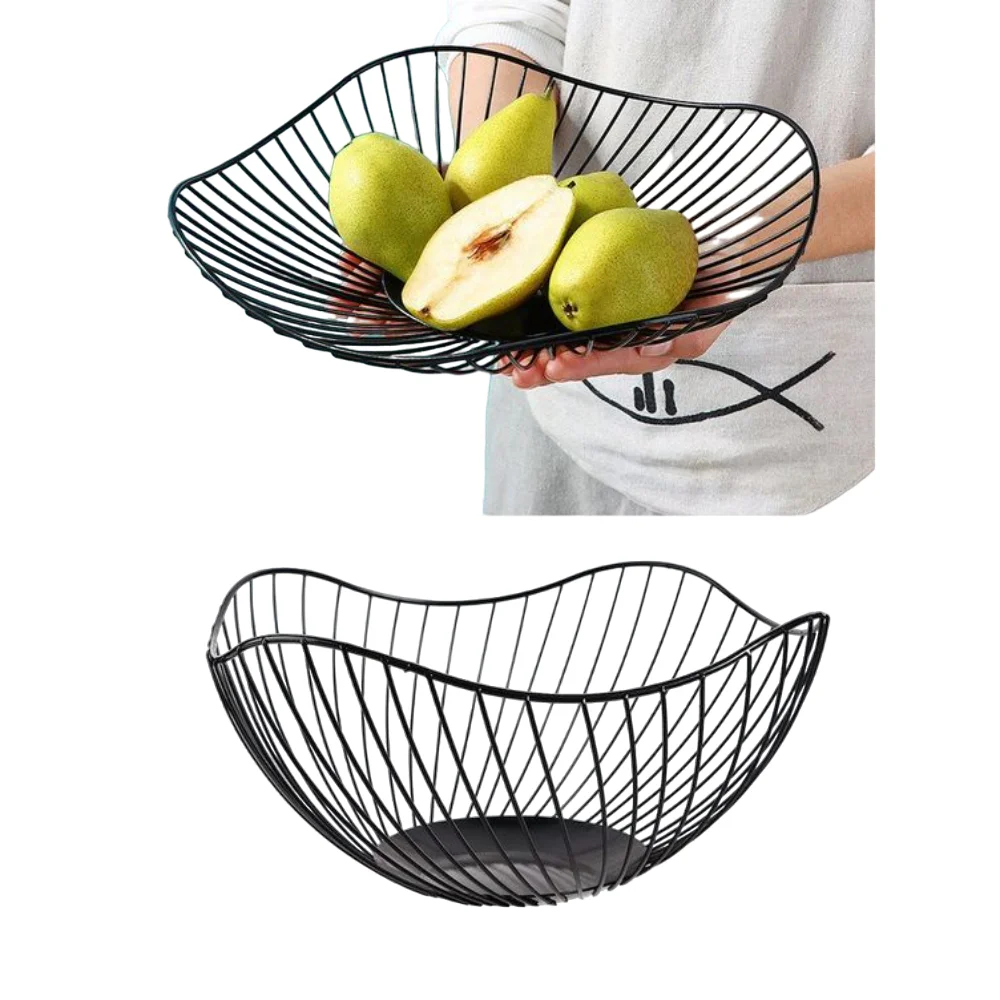 Beautiful Black Wire Fruit Basket With Premium Quality From Indian ...
