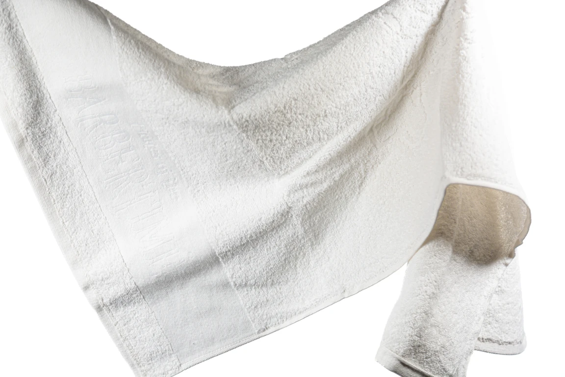 Barbertime Towel Saloon Products Barbering Tool Black 50x90 Baber ...