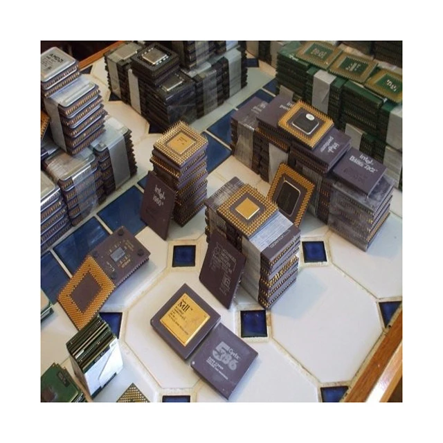 Ceramic Cpu Scrap With Gold Pins/ / Processors Scrap/intel Pentium Pro ...