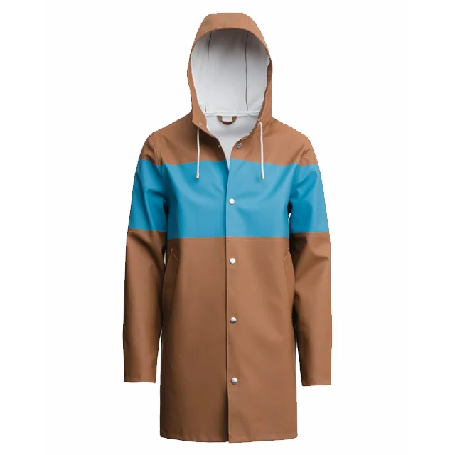 High Quality Rain Jackets Customized Logo Long Reusable Raining ...