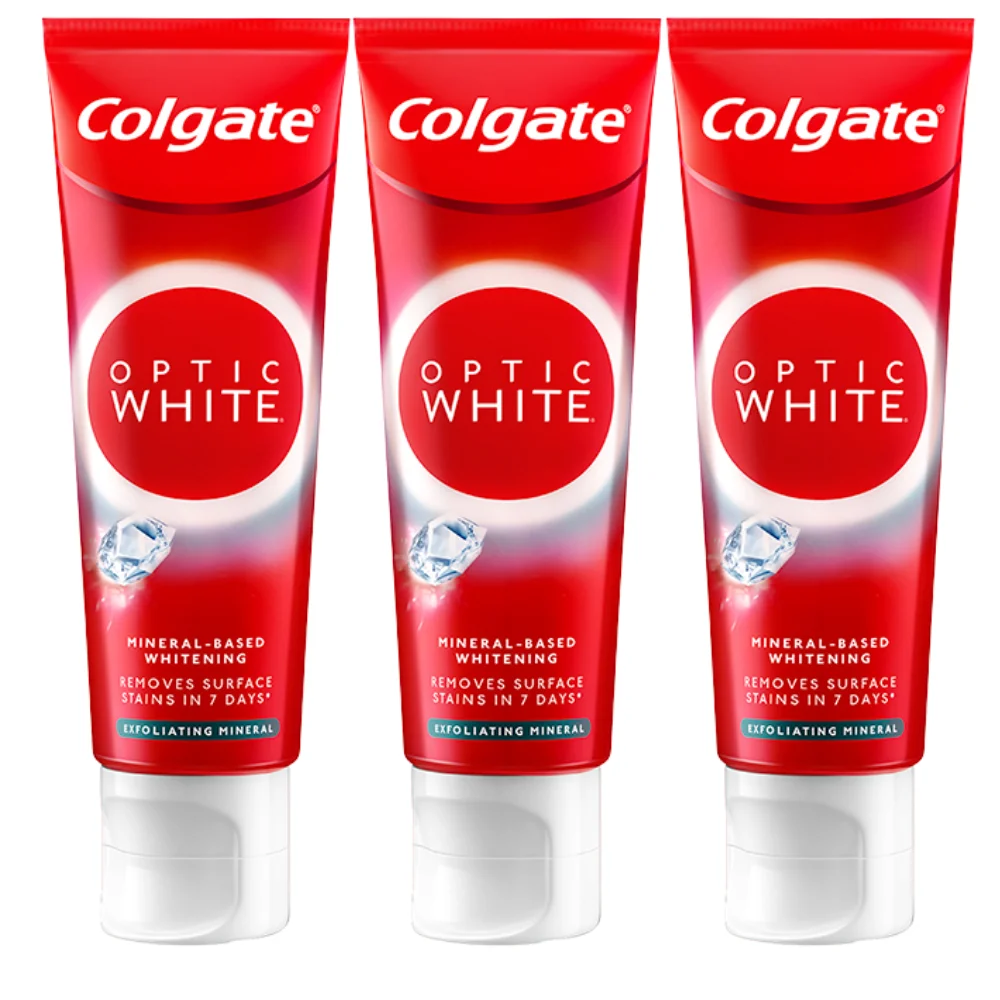 Colgatee Optic White Advanced Whitening Cavity Protection Toothpaste ...