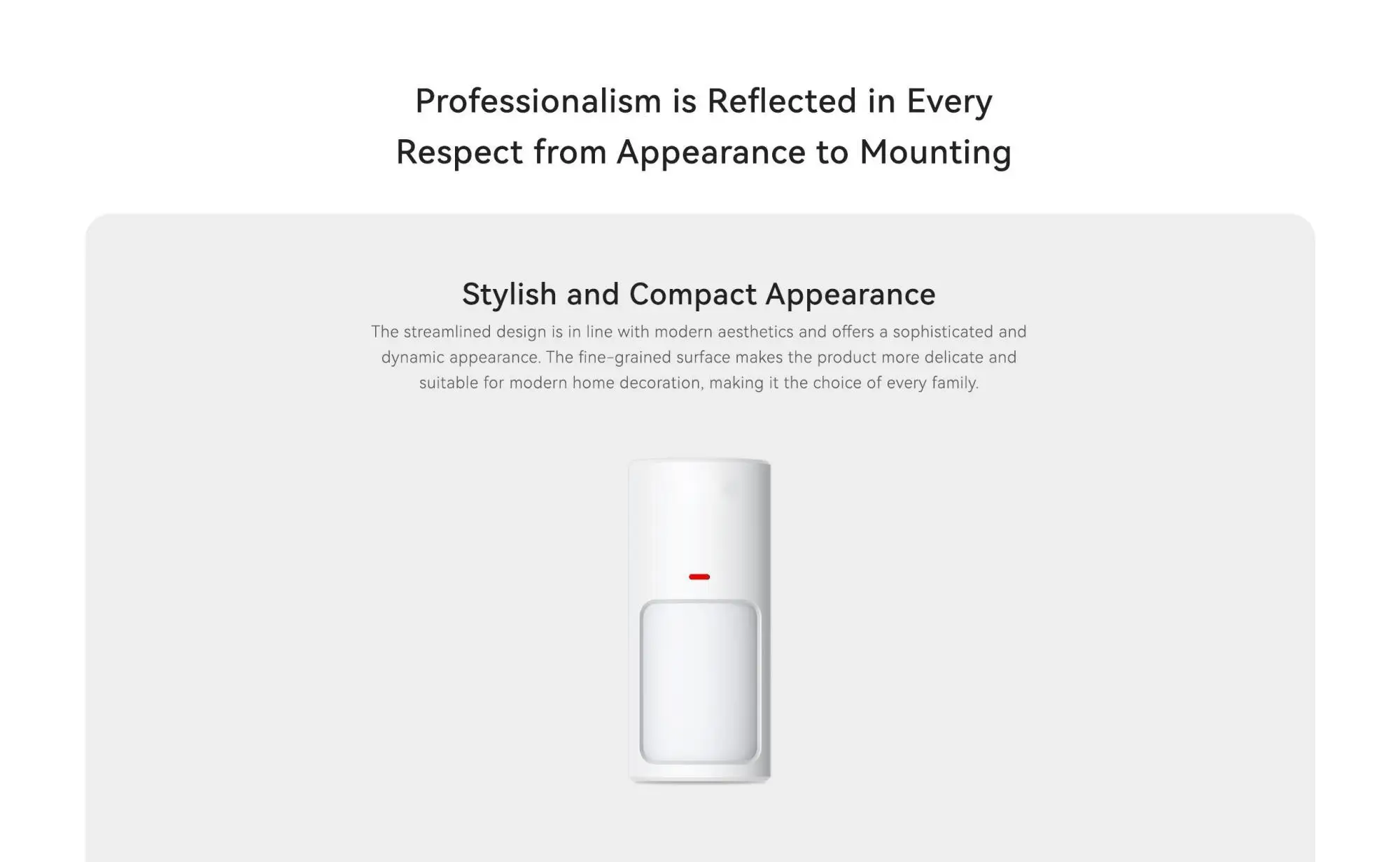 Wired Curtain PIR Motion Detector - 8m Detect Area Alarm