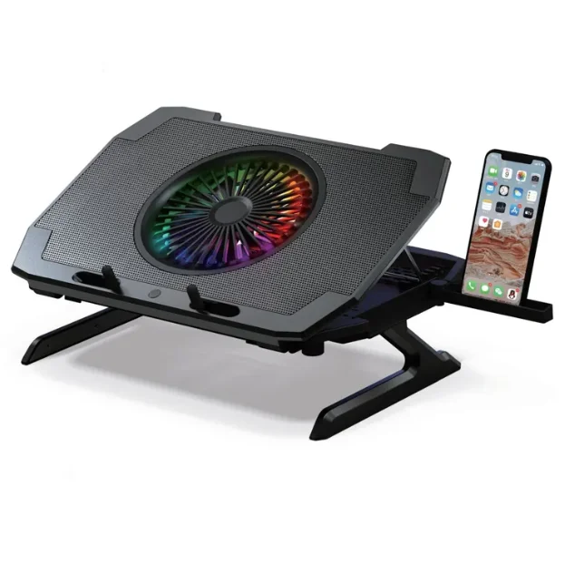 Aluminum Laptop Cooler Stand Rgb Cooling Pad 17.3 Inch Gaming Laptop ...