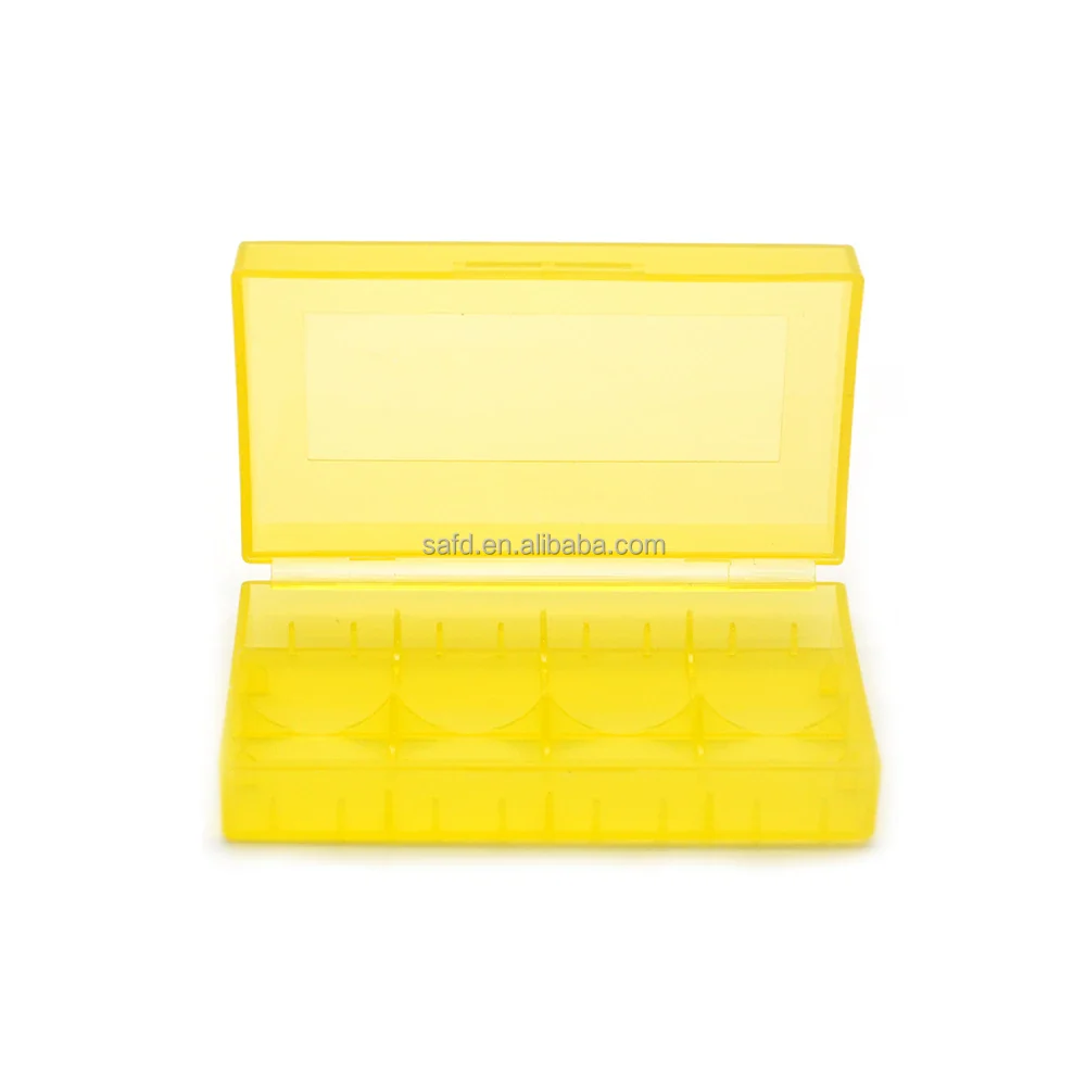 18650 2x 18350 4x Battery Pvc Hard Plastic Battery Storage Hold Case ...