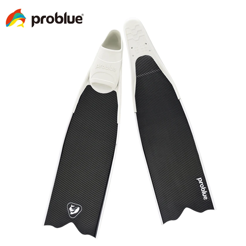 Problue F-797 Carbon Fiber Free Diving Fins - Adult Diving Fins