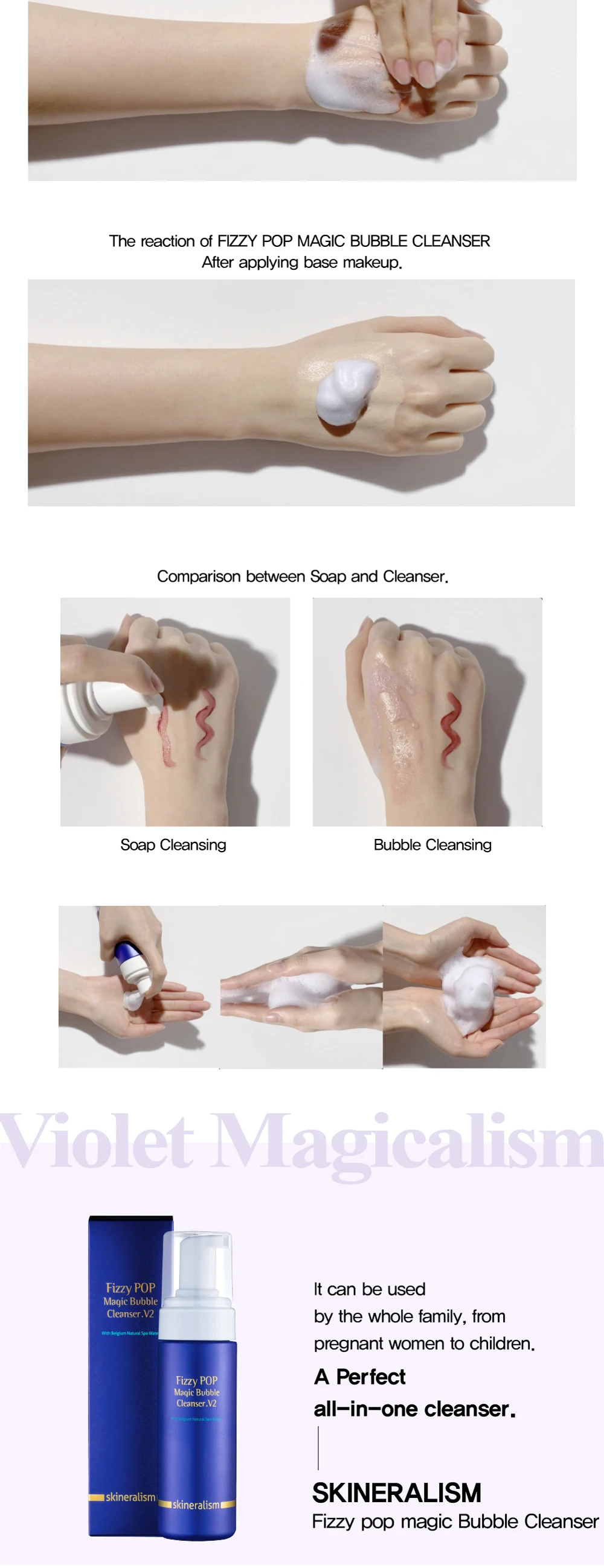 Cleanser Against ACNE Facial Foaming Fizzy Pop Bubble Principle Korea ...