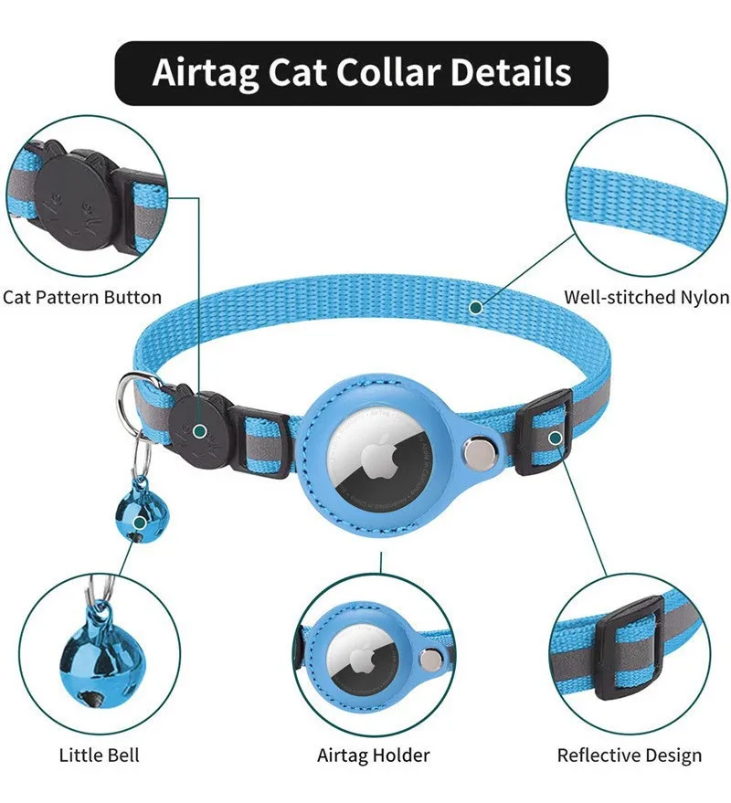 Safe and Stylish Cat Collars with Reflective Strips