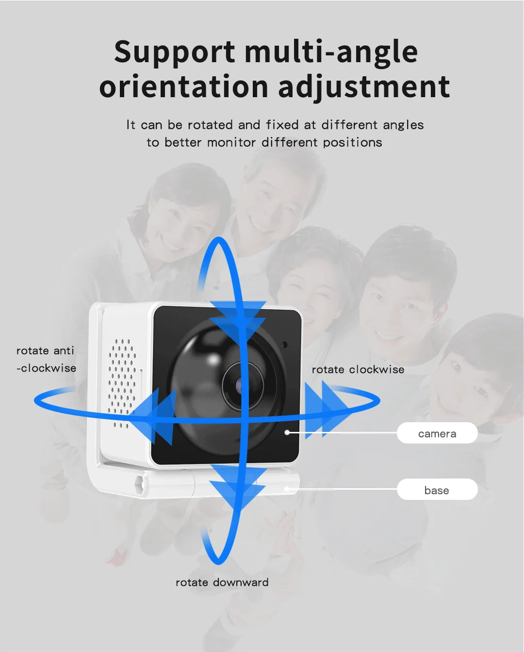 360 Fisheye 3mp Panoramic Camera Indoors Two-way Intercom 3megapixel Wireless Ip Cameras Home ...