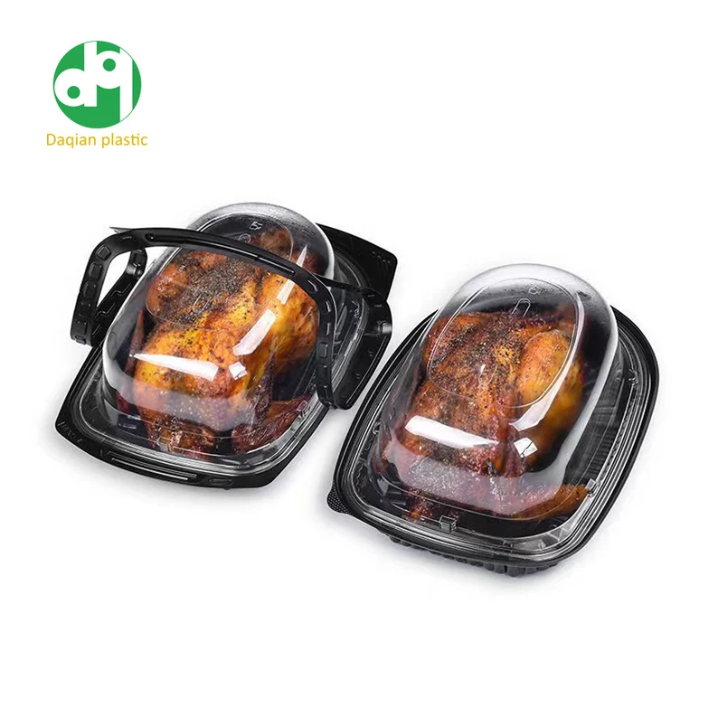 Roast Chicken Container Custom Disposable Take away PP Microwavable ...