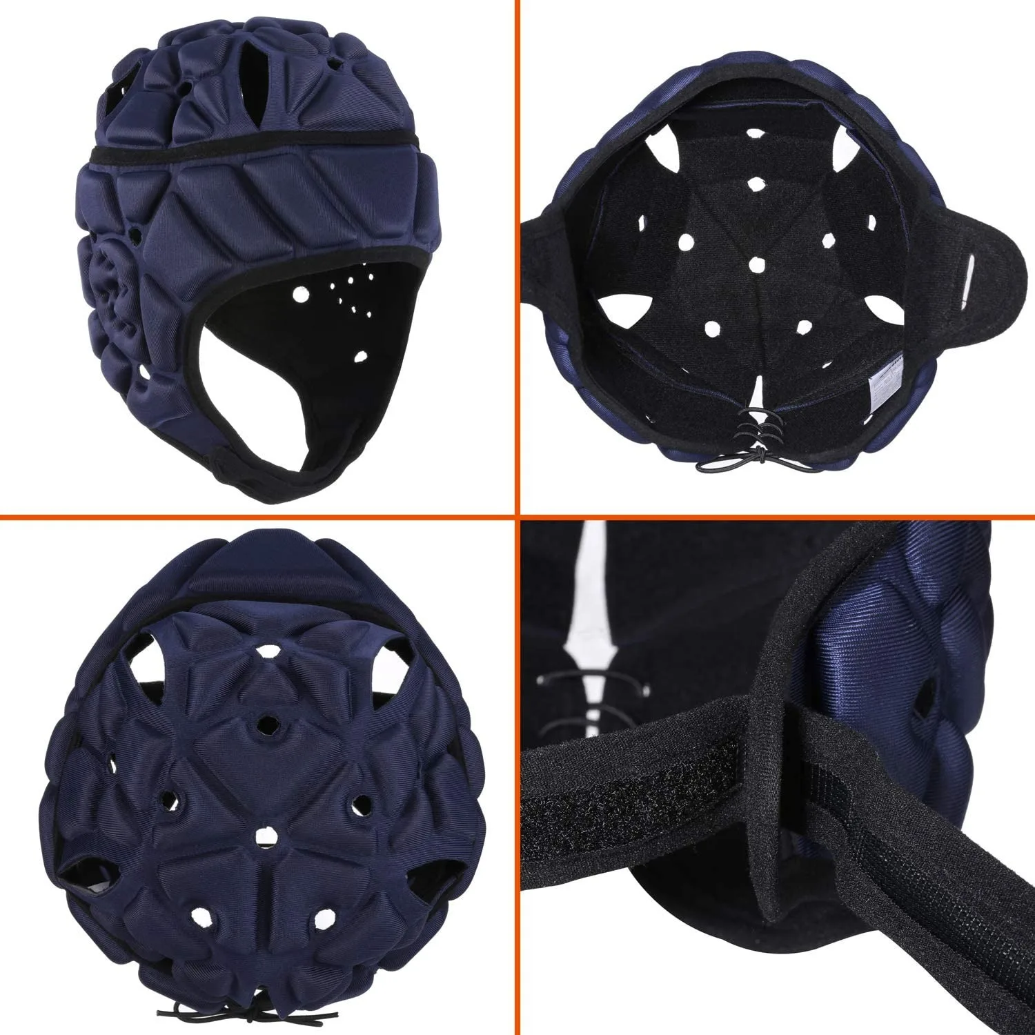 Rugby Helmet Soft Shell Headgear Soccer Headgear Scrum Hat Football ...