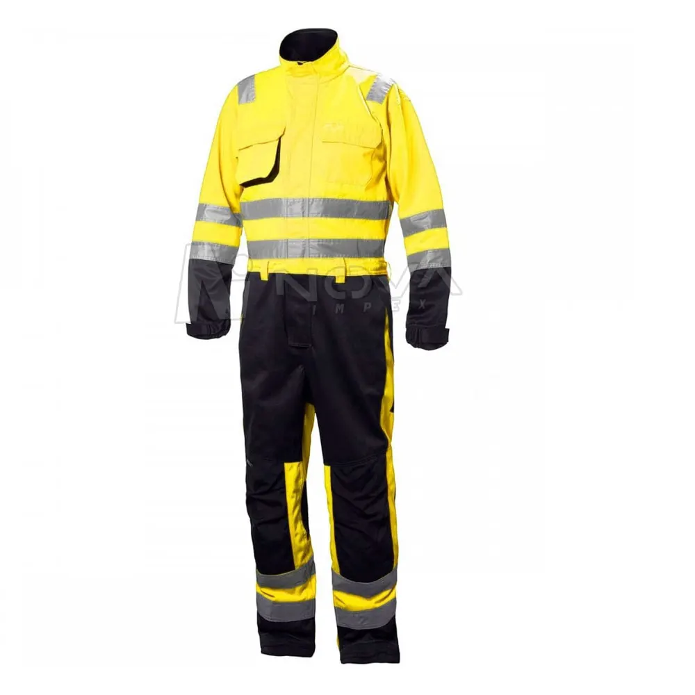 Full Body Safety Coverall Suit Breathable Working Overalls Working ...